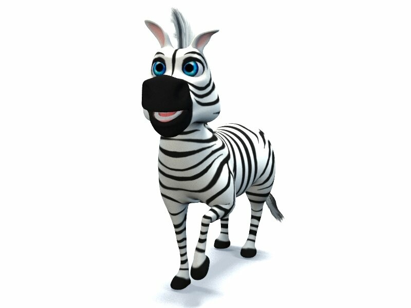 ArtStation - cartoon zebra | Game Assets