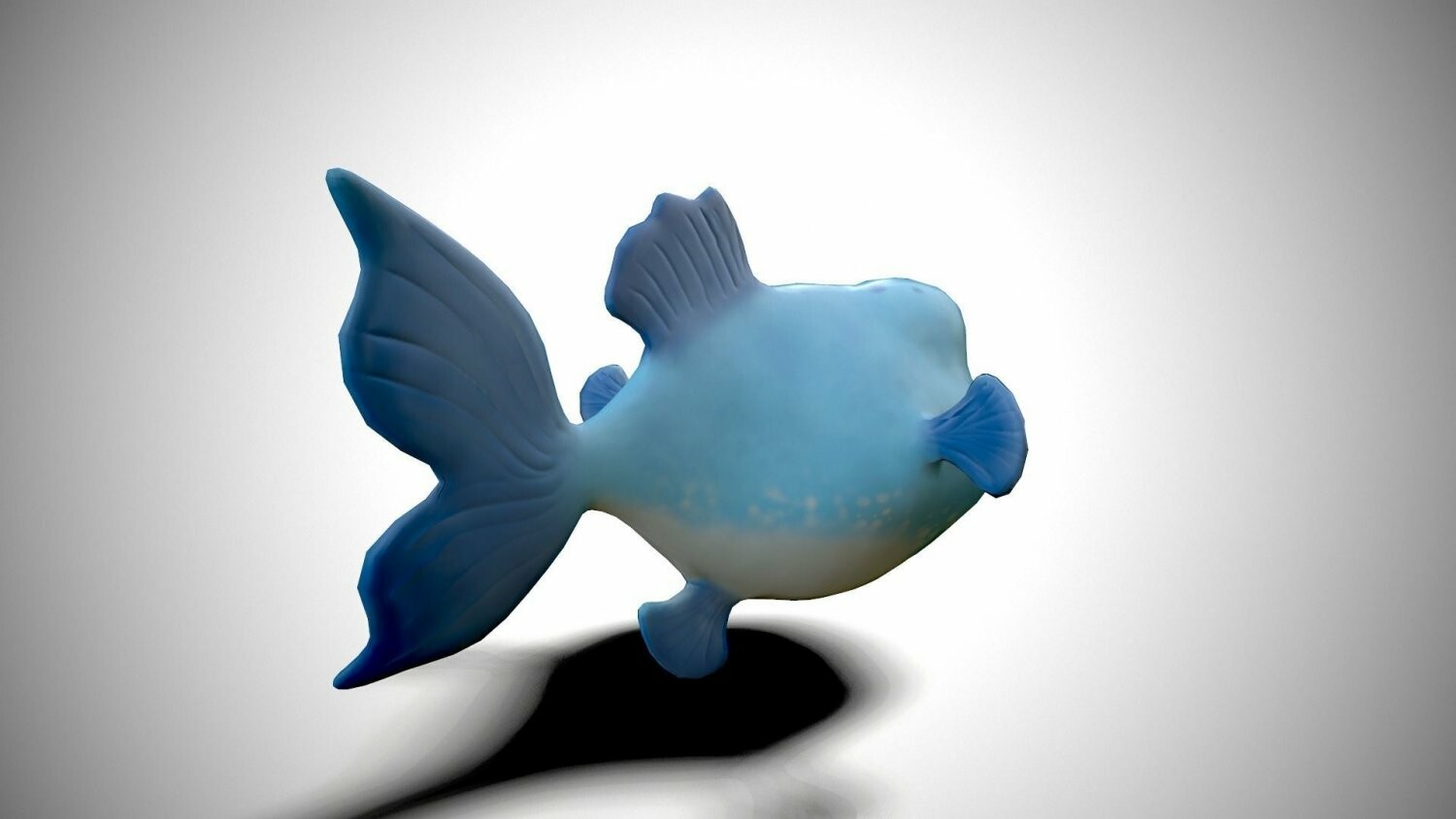 ArtStation - blue cartoon fish | Game Assets