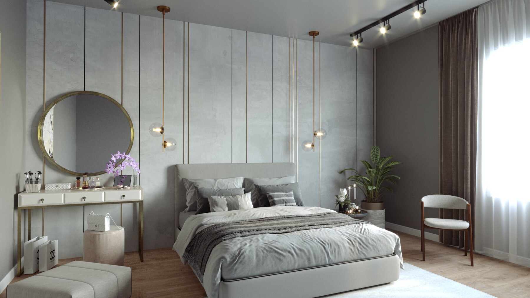 ArtStation - Bedroom Interior scene 02 | Resources