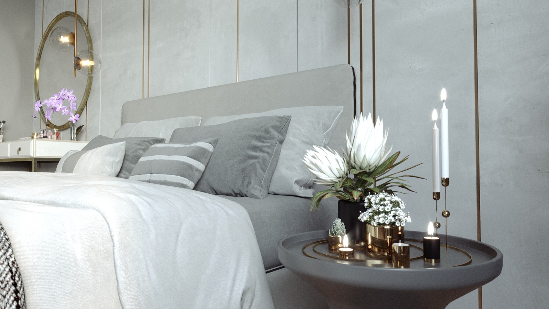 ArtStation - Bedroom Interior scene 02 | Resources