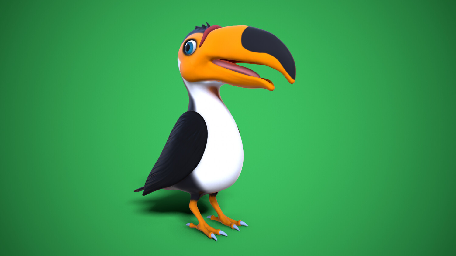 ArtStation - cartoon toucan | Game Assets