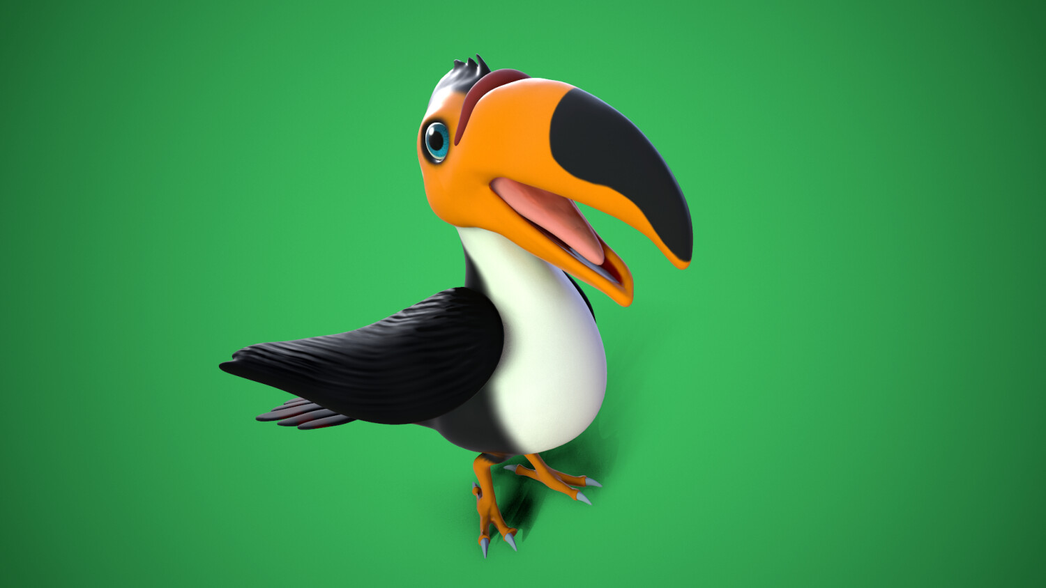 ArtStation - cartoon toucan | Game Assets