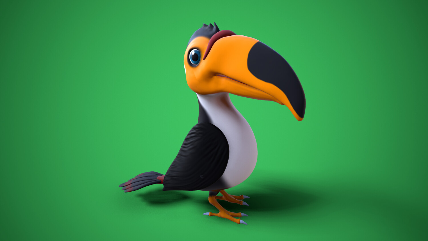 ArtStation - cartoon toucan | Game Assets