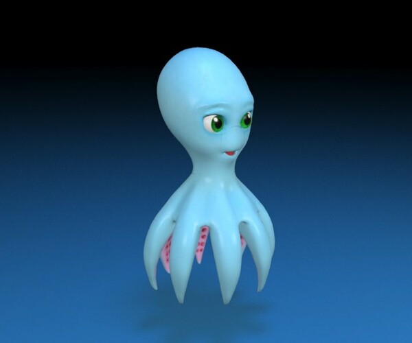 ArtStation - cartoon squid | Game Assets
