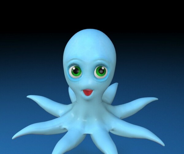 ArtStation - cartoon squid | Game Assets