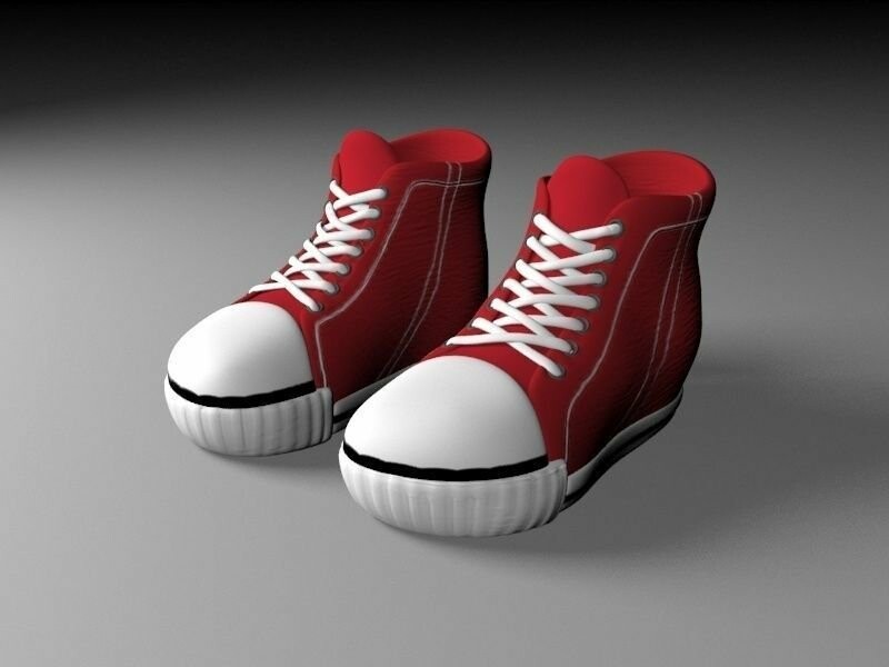 ArtStation - cartoon red shoes | Game Assets