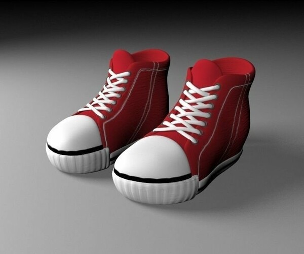 ArtStation - cartoon red shoes | Game Assets