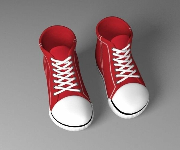 ArtStation - cartoon red shoes | Game Assets