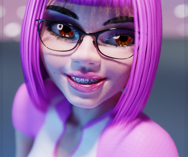 ArtStation - Zandeya Stormer, Athletic Nerd Girl | Resources