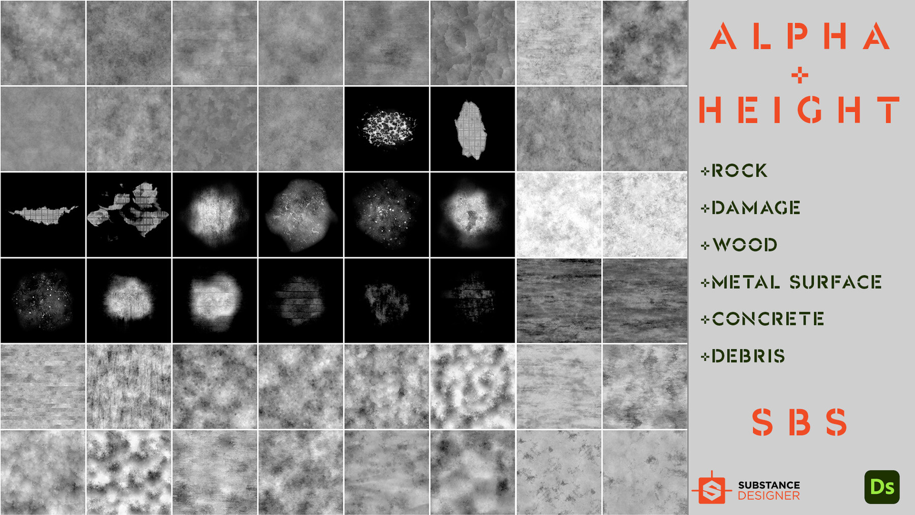 ArtStation - Substance Designer - 300 Graphs | Brushes