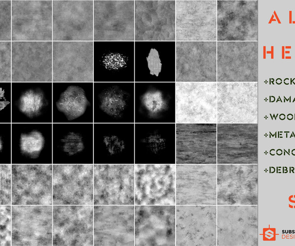 ArtStation - Substance Designer - 300 Graphs | Brushes