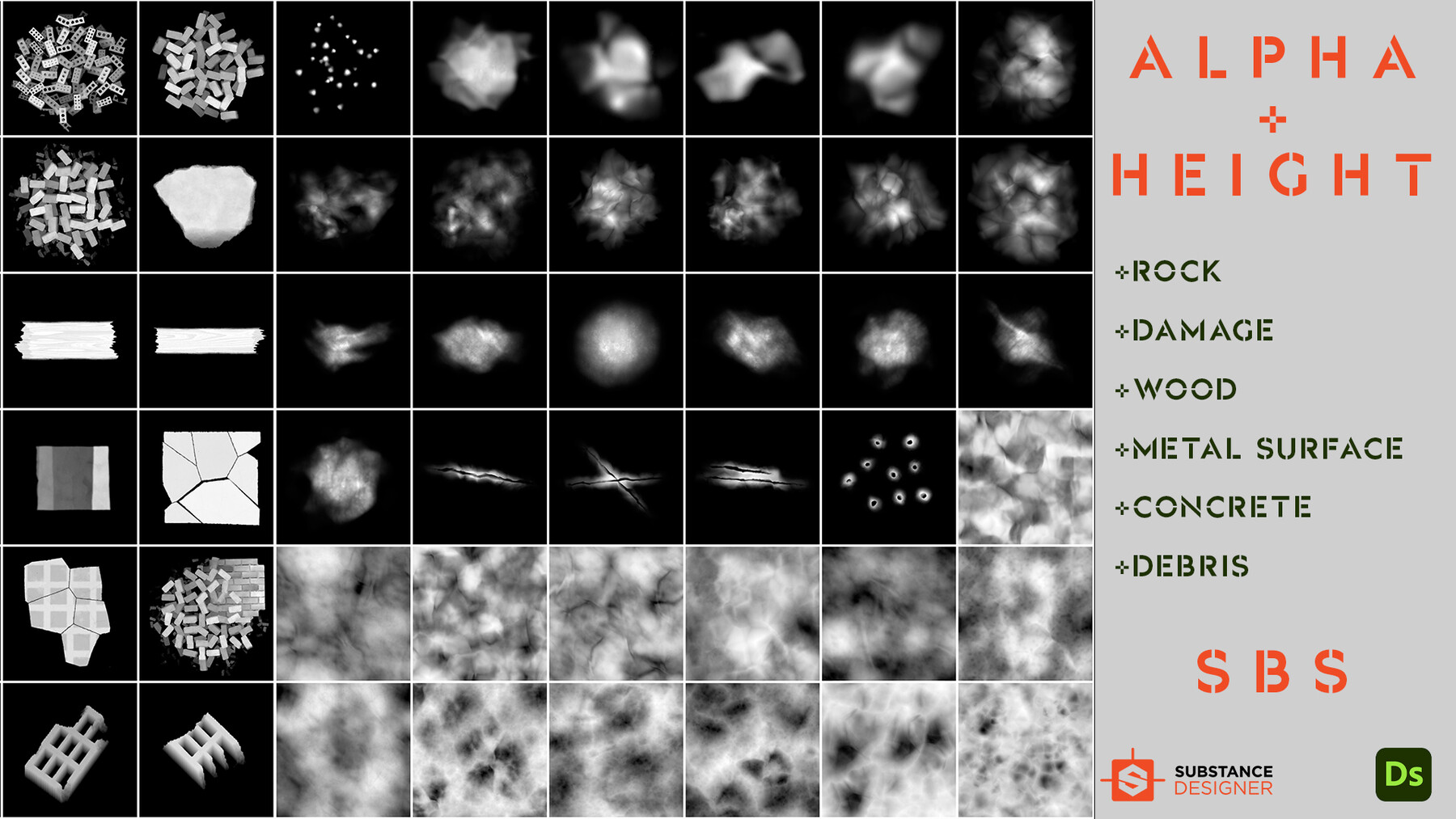 ArtStation - Substance Designer - 300 Graphs | Brushes