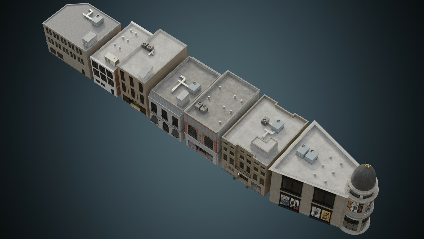 ArtStation - Buildings Collection 2 | Game Assets
