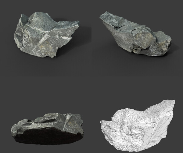 ArtStation - Gray Sharp Rock 220819 Photogrammetry - Ultra HD 16K ...