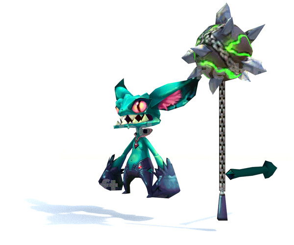 ArtStation - blue monster monster | Game Assets