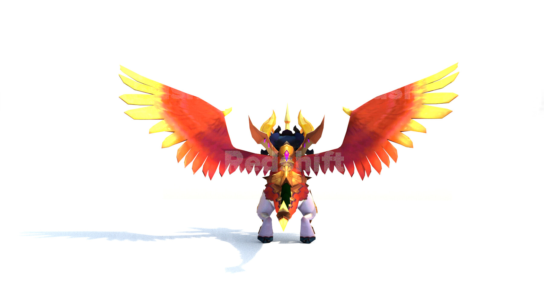 ArtStation - Armor eagle monster monster dragon Q version | Game Assets