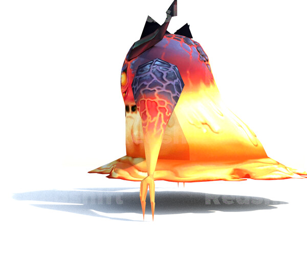 ArtStation - Magma monster monster magma | Game Assets