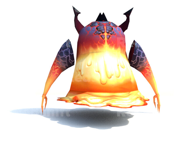 ArtStation - Magma monster monster magma | Game Assets