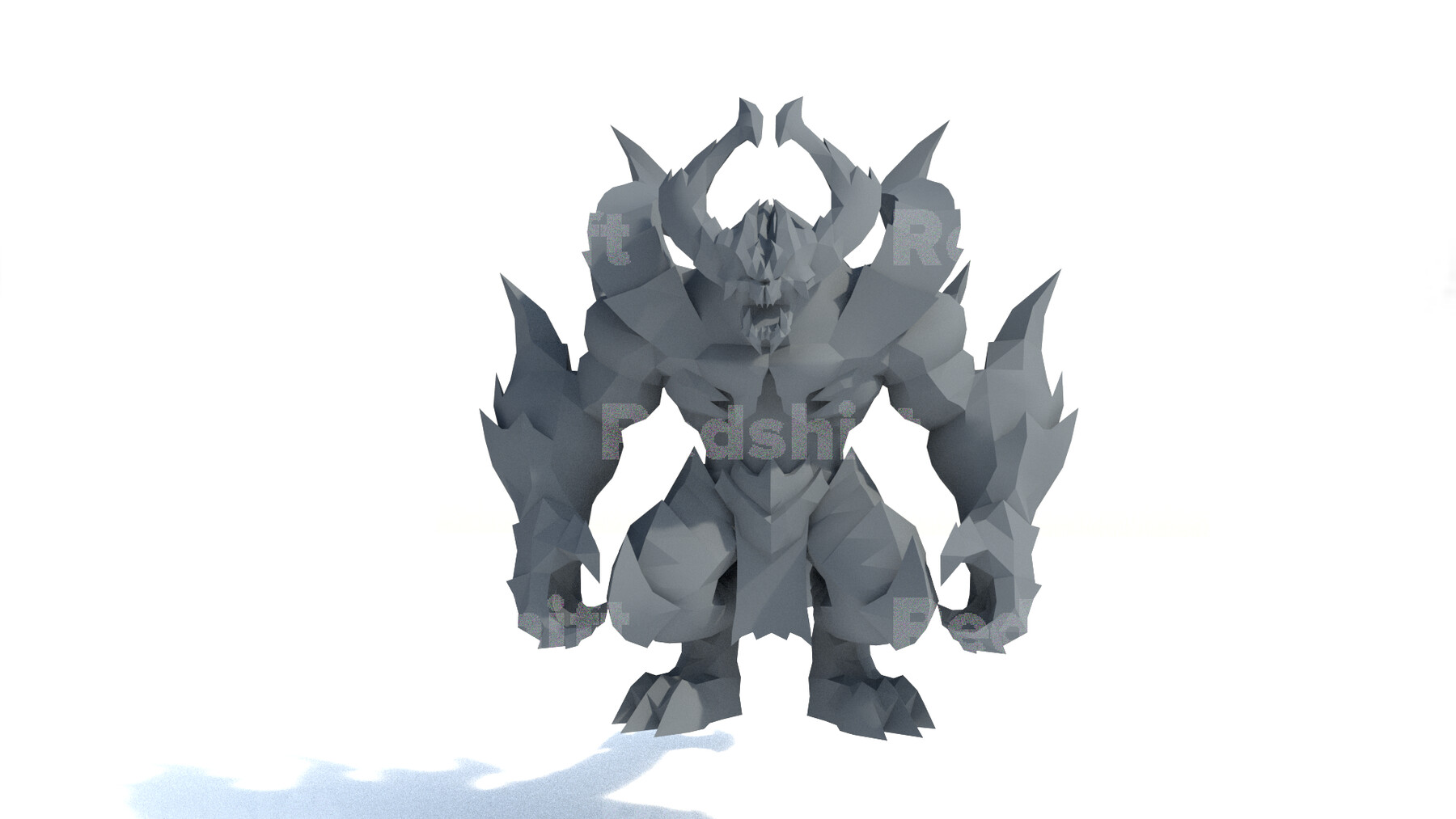 ArtStation - Stone monster monster | Game Assets