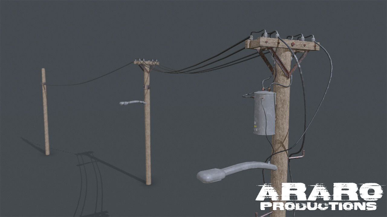 ArtStation - City Electricity Package | Game Assets