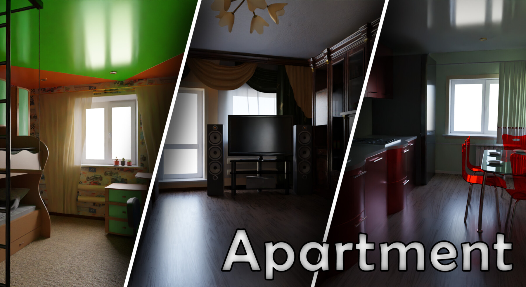 ArtStation - Apartment 3D Model | Resources