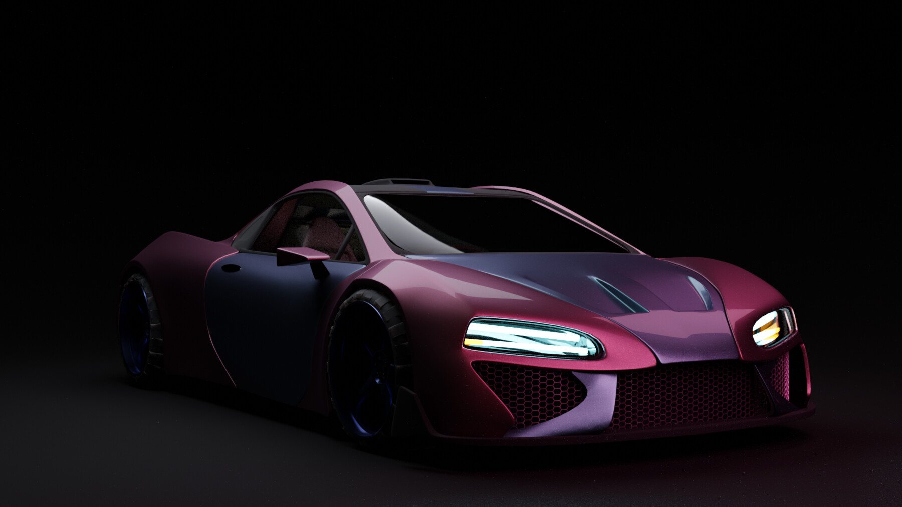 ArtStation - high detailed high poly supercar model rigged | Game Assets