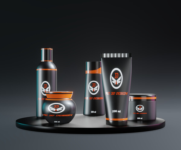ArtStation - Design for a trial brand of beauty and Heath care ...