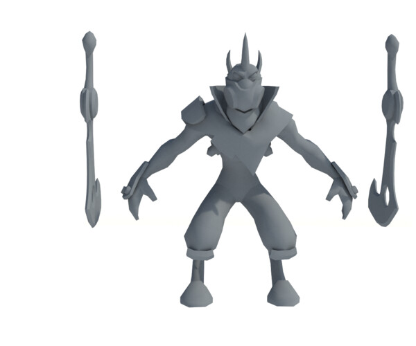 ArtStation - Delta monster monster role | Game Assets