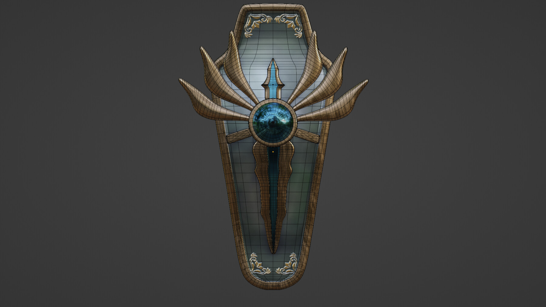 ArtStation - High elf shield | Game Assets