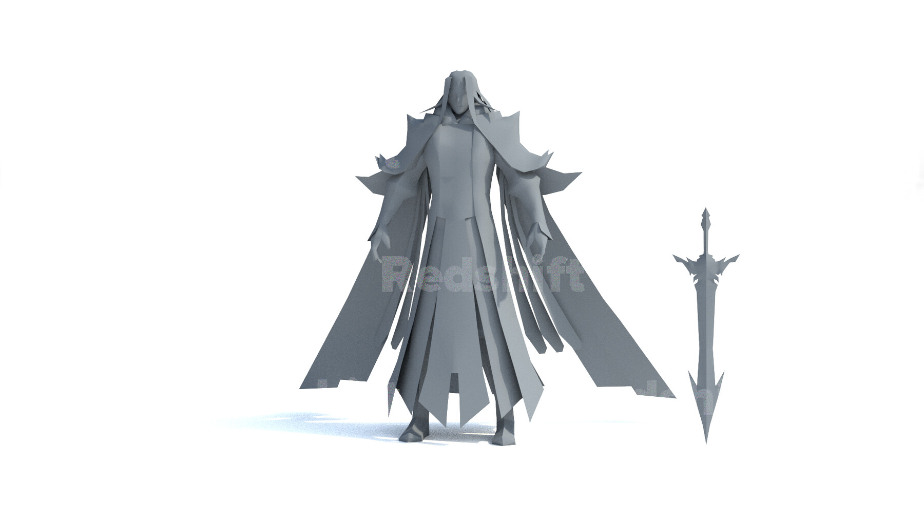 ArtStation - Blood magic guard inferno male role play role | Game Assets