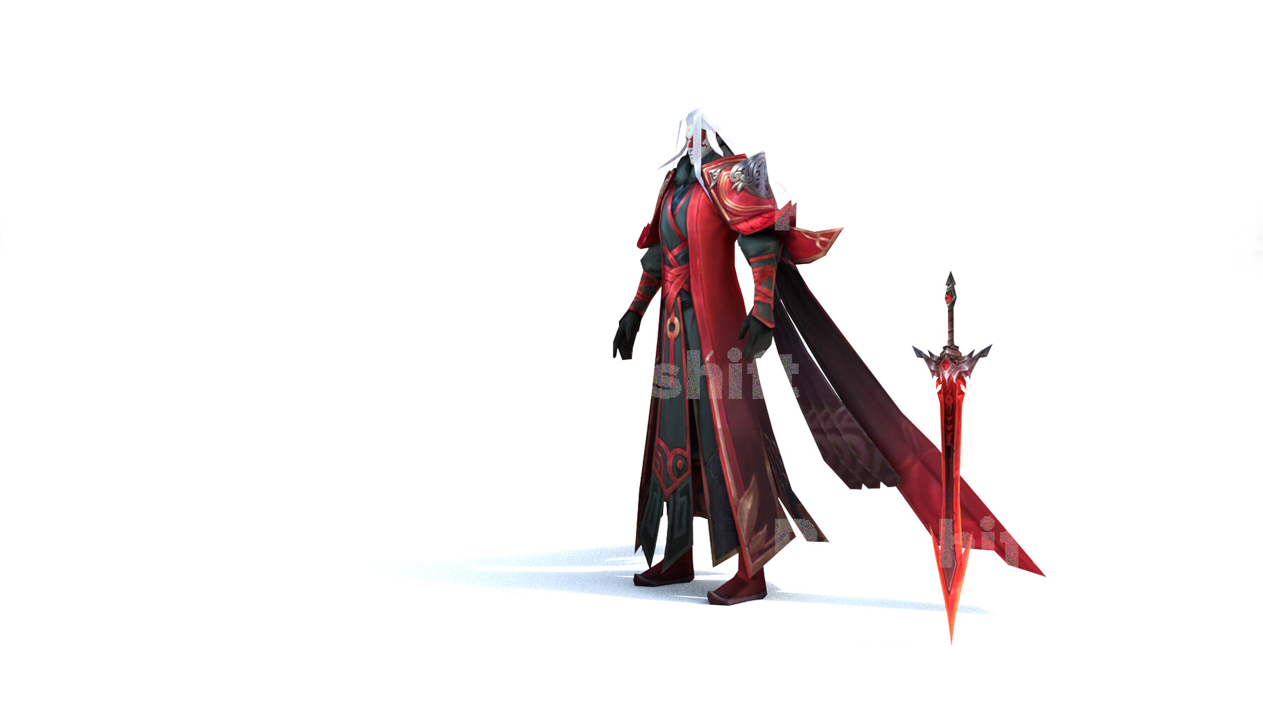 ArtStation - Blood magic guard inferno male role play role | Game Assets