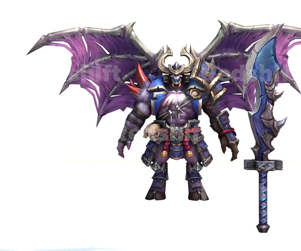 ArtStation - Zombie ghost long bone flying wing armour, hand blade epee ...
