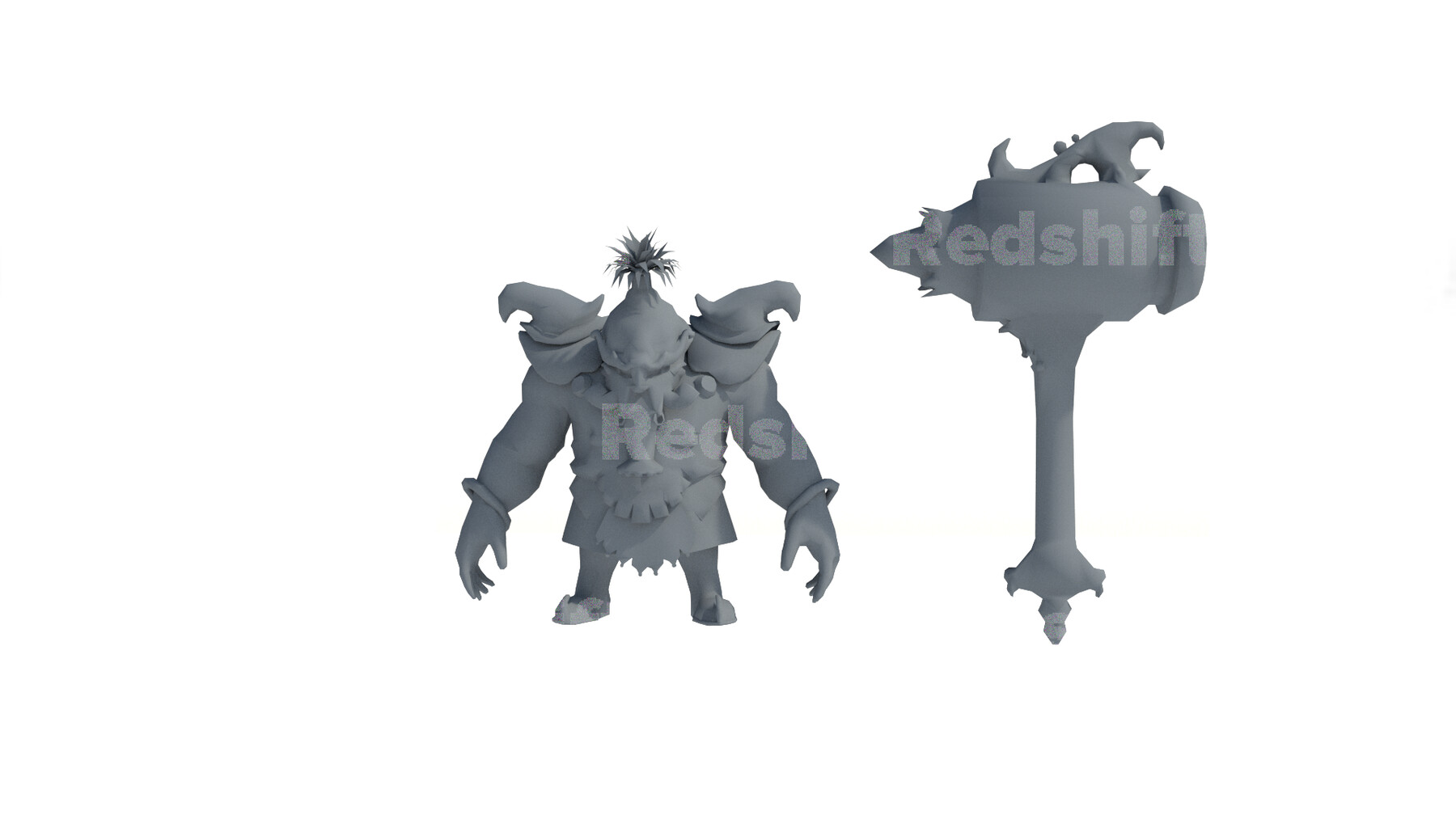 ArtStation - Armor heavy armor hammer evil troll ghouls monster the ...