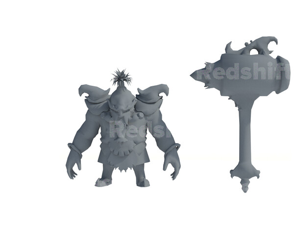 ArtStation - Armor heavy armor hammer evil troll ghouls monster the ...