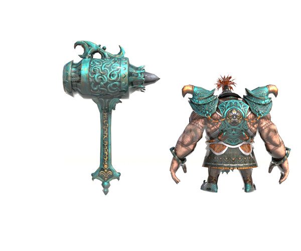 ArtStation - Armor heavy armor hammer evil troll ghouls monster the ...