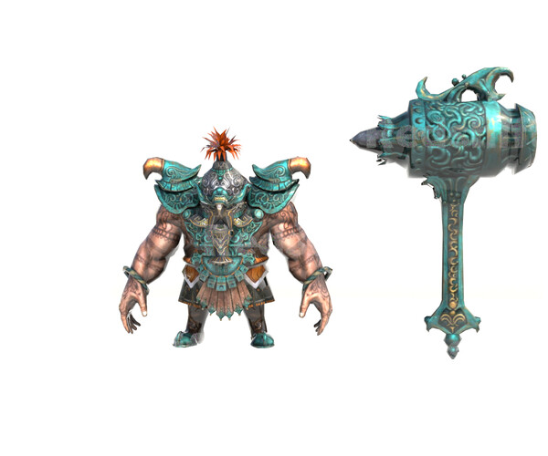 ArtStation - Armor heavy armor hammer evil troll ghouls monster the ...