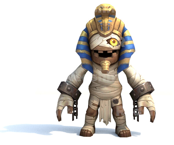 ArtStation - Bandage mummy hand-drawn cartoon style | Resources