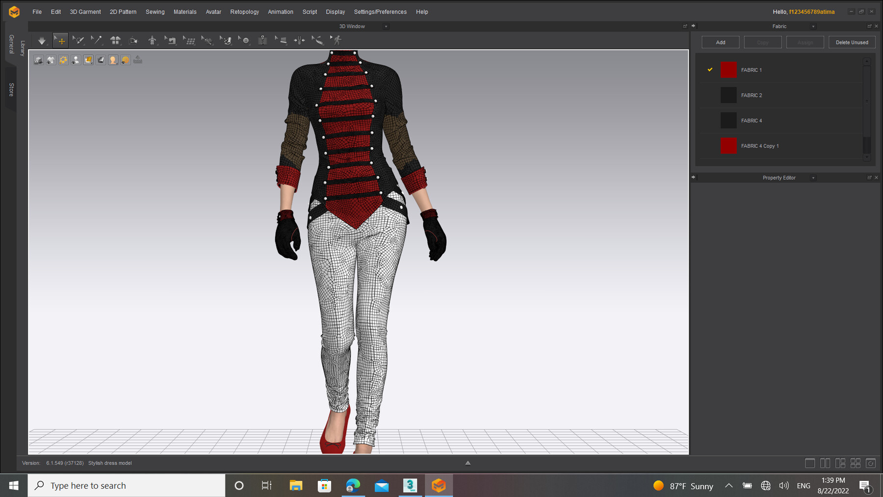 ArtStation - Stylish dress model | Resources