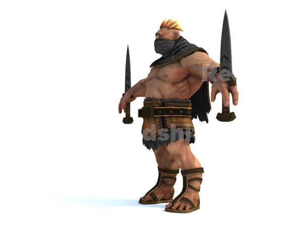 ArtStation - assassin swordsman cyclopia monsters | Resources