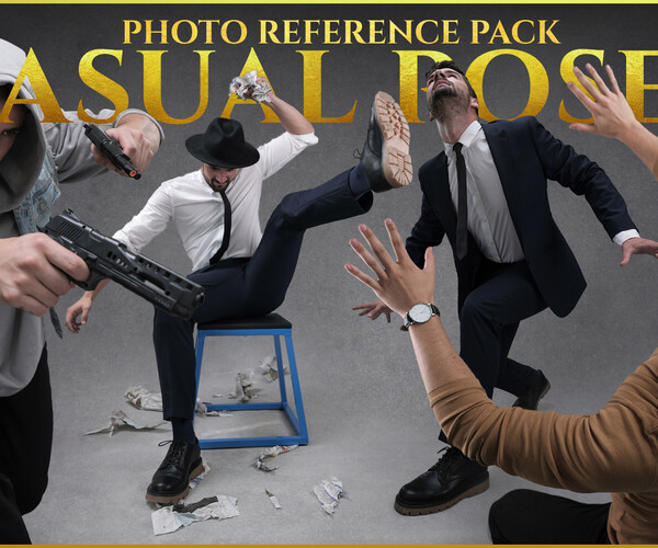 ArtStation - A Casual Poses Photo Reference Pack For Artists 932 JPEGs ...