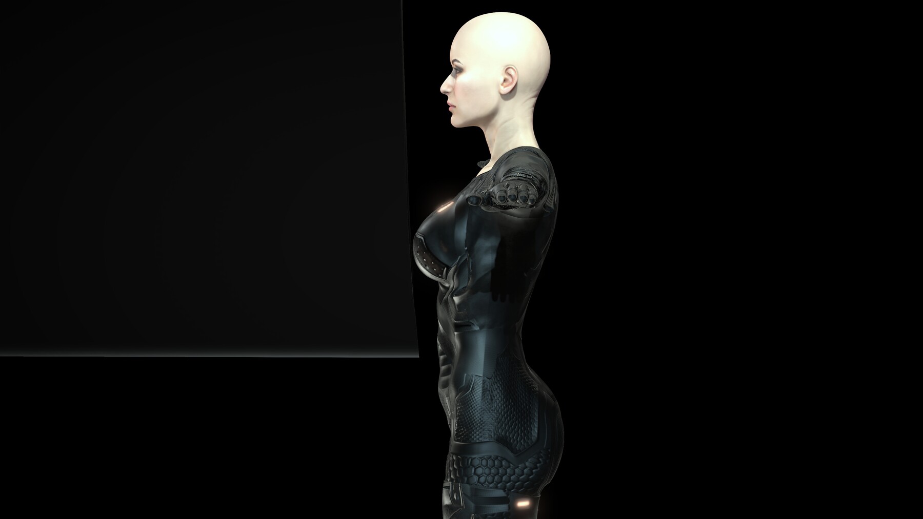 ArtStation - female cybernetic suit | Game Assets