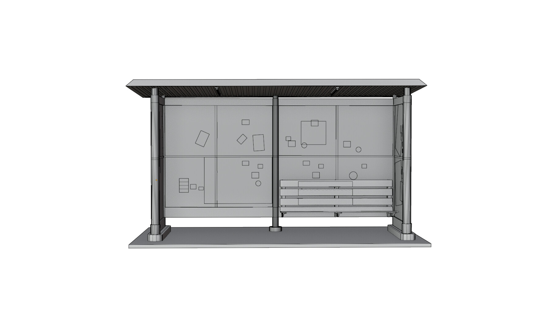 ArtStation - Old bus stop | Resources
