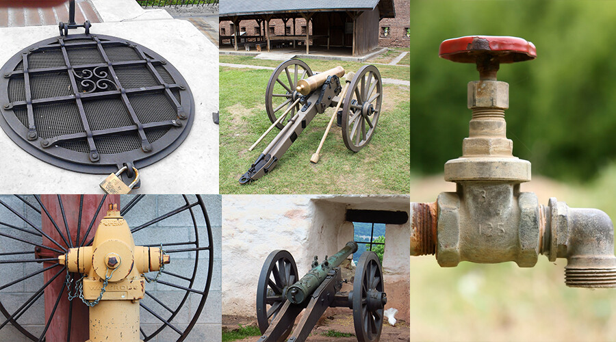 ArtStation - 40 Old Metal References | Resources