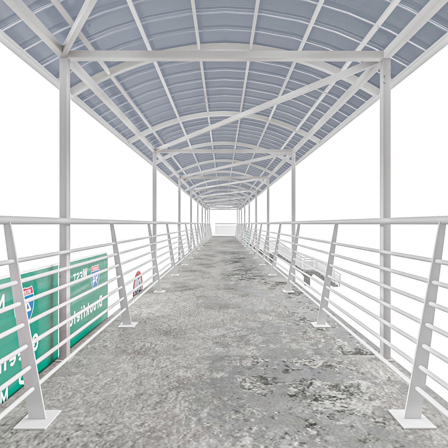 ArtStation - Lowpoly Pedestrian Bridge VOL 5 | Resources