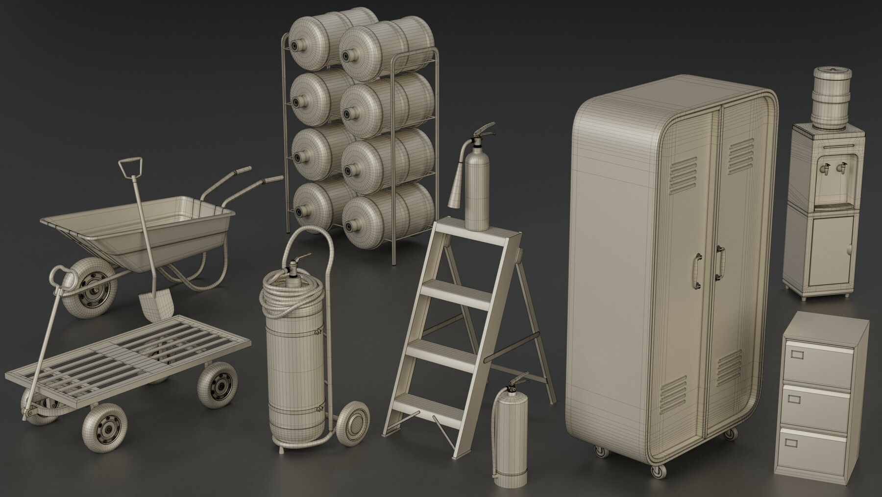 ArtStation - 80 City Asset Kitbash | Resources