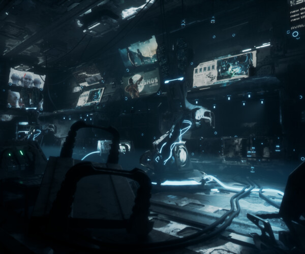 ArtStation - Sci-Fi Computer Station | Game Assets