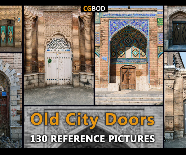 ArtStation - 130 Reference Images : old city doors | Resources