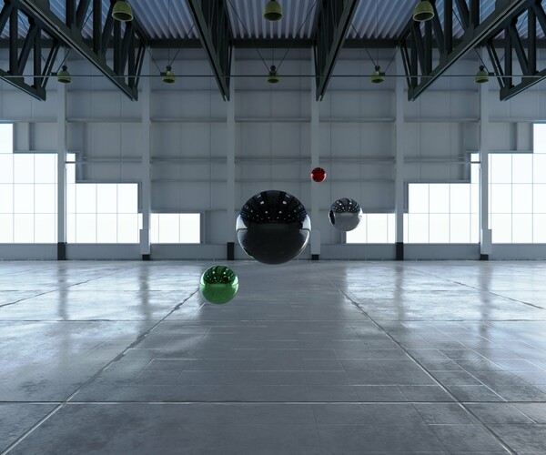 ArtStation - HDRI - Warehouse Interior 4 v2 - 16384x8192 | Resources