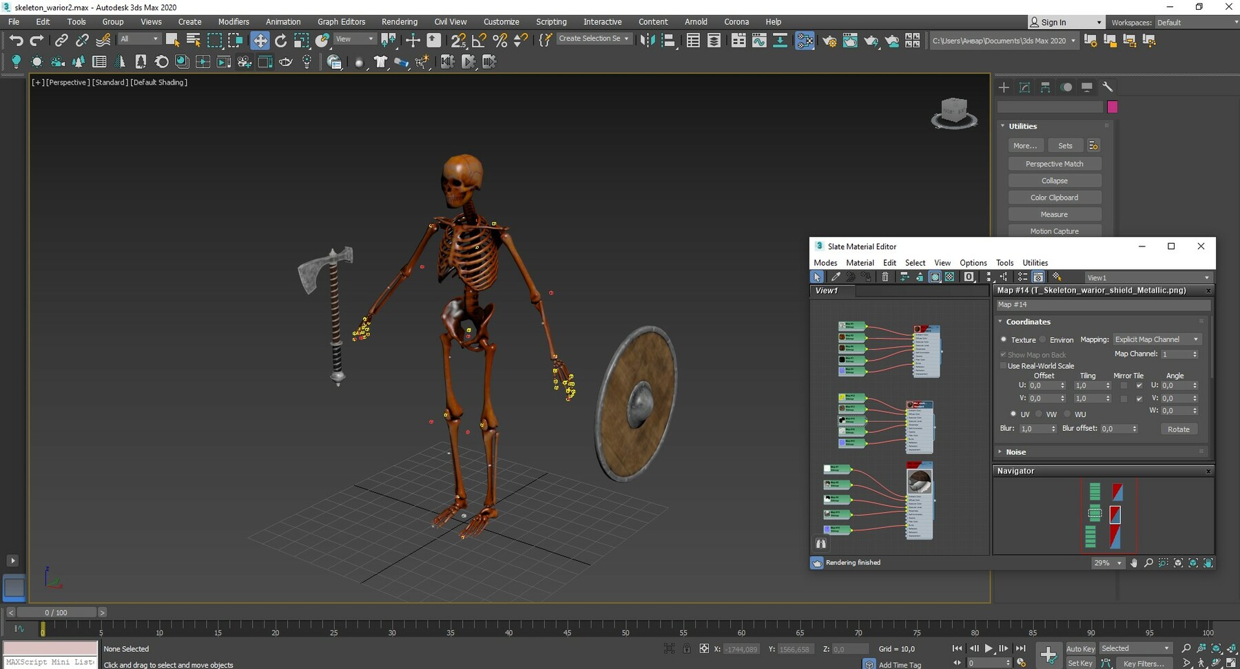 ArtStation - Skeleton Warrior 2 | Game Assets