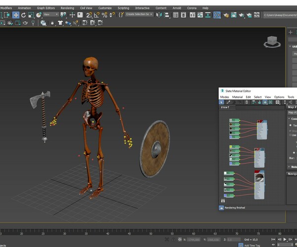 ArtStation - Skeleton Warrior 2 | Game Assets